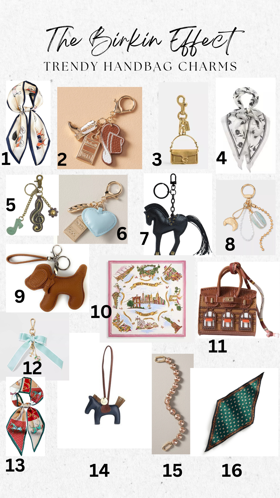 THE BIRKIN EFFECT: TRENDY HANDBAG CHARMS